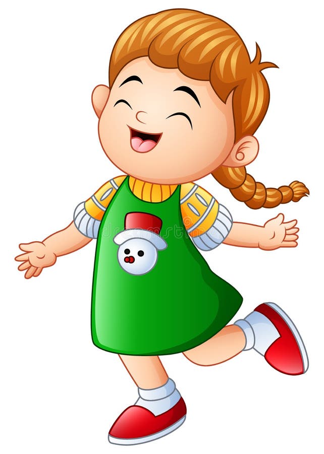 Bambina Che Ride E Che Sorride Illustrazione Vettoriale - Illustrazione ...