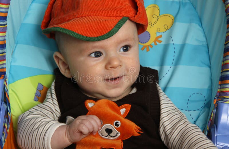 Bambino di risata fotografia stock. Immagine di infante - 17497020