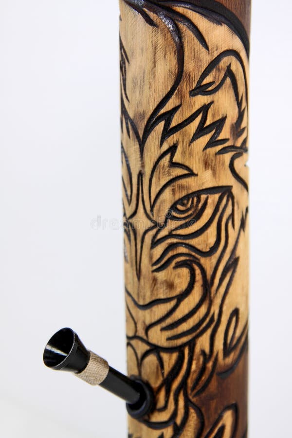 Bamboo bong tiger stock image. Image of fool, inhalation - 14023623