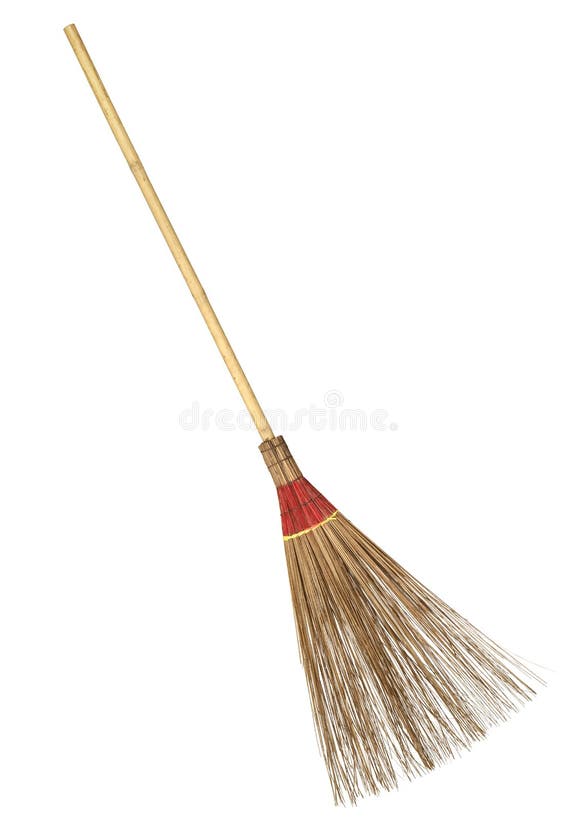 Bamboo broom stock image. Image of clean, nature, cheap - 28156379