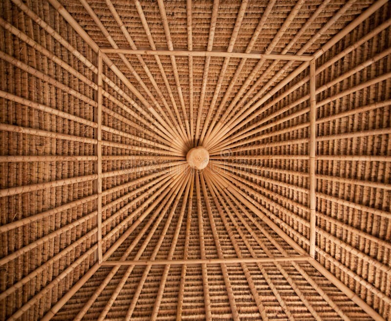 Woven Bamboo Ceiling