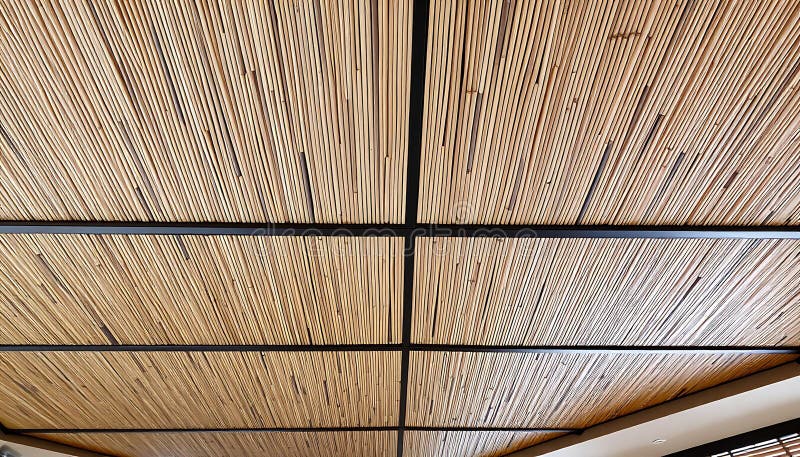 Bamboo Ceiling Texture, Showcasing Natural Material and Interior Design ...