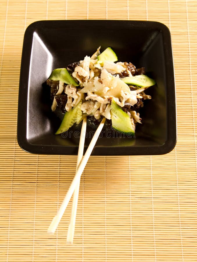 Bamboo chicken stock image. Image of dinner, bowl, spicy - 21551995