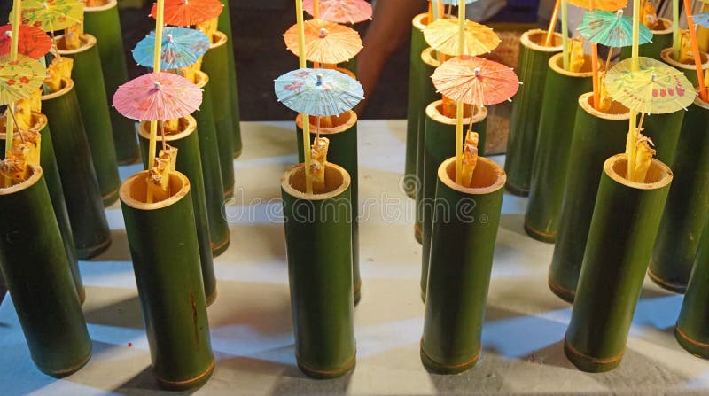 Bamboo cocktail stock image. Image of alcohol, cold, thailand - 72088143