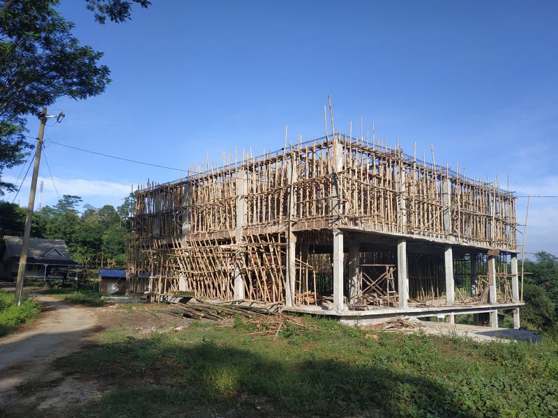 Bamboo Construction Techniques Stock Image - Image of structure, bamboo ...