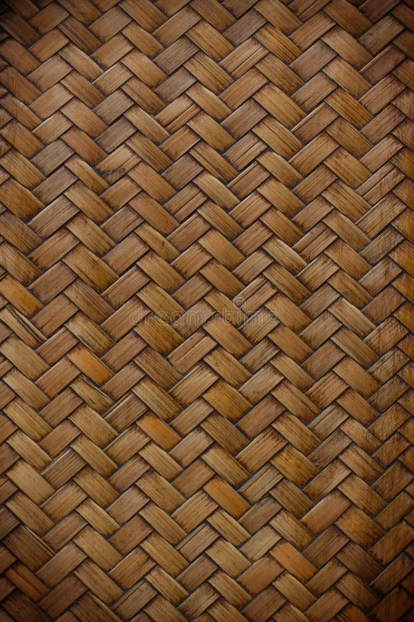 Bamboo Craft Pattern Texture Stock Image - Image of thai, pattern: 22060055