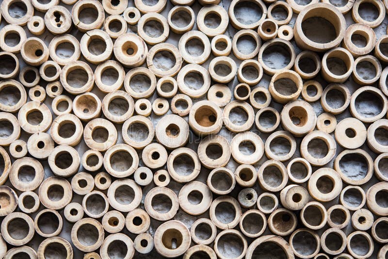 Bamboo Round Hole Wall Stock Photos - Free & Royalty-Free Stock Photos ...