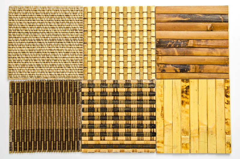 Bamboo Curtain Pattern Material Stock Photo - Image of vintage, wood ...