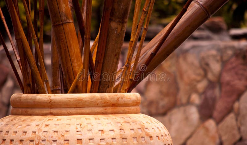 Bamboo Decor stock image. Image of decoration, sticks - 17510771