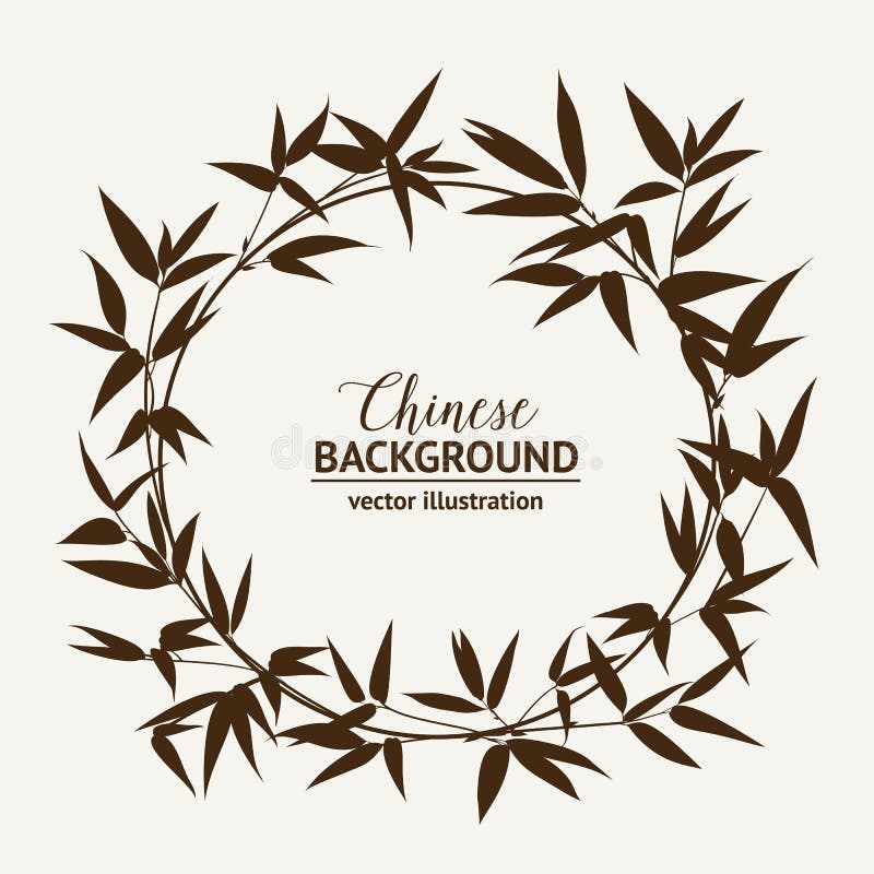 Bamboo Circle Border Stock Illustrations – 205 Bamboo Circle Border ...