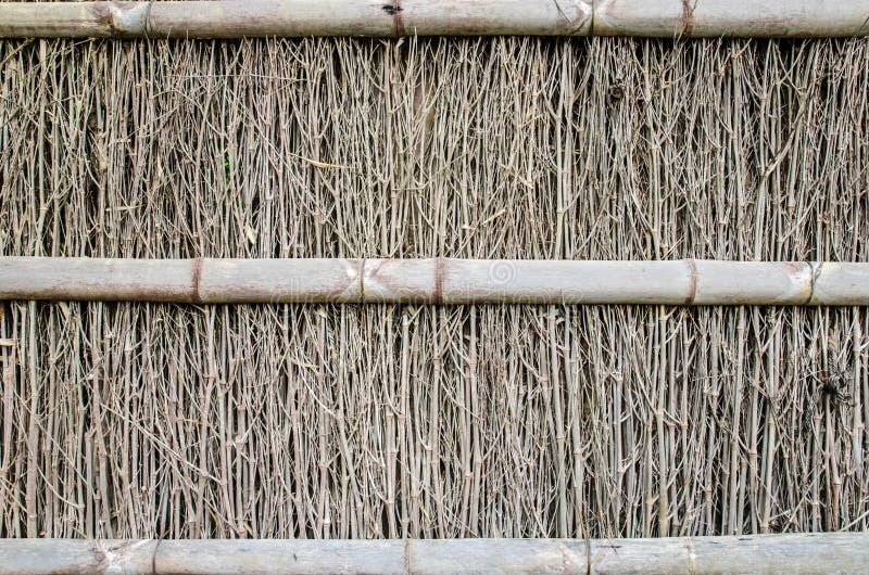 Bamboo Fence Texture. stock photo. Image of retro, material - 57909410