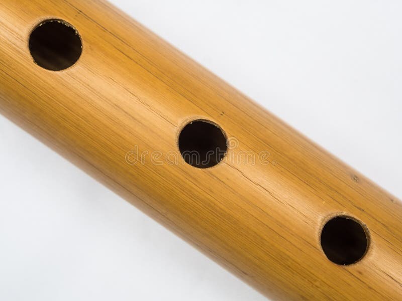 Bamboo flute stock photo. Image of white, flute, music - 28999516