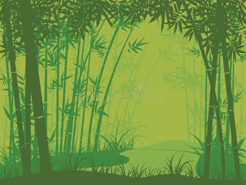 Bamboo forest scene stock vector. Illustration of design - 128266802 Bamboo forest scene stock vector. Illustration of design - 128266802