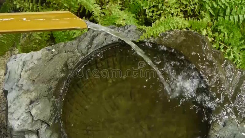Japanese Bamboo Fountain Cinemagraph Stock Footage - Video of asia ...