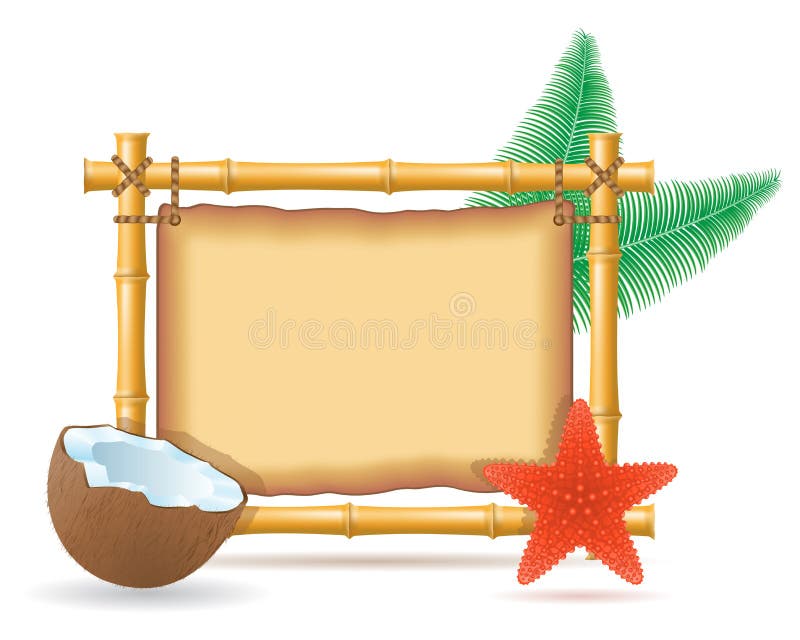 Coconut Tree Frame Border Stock Illustrations – 1,556 Coconut Tree ...