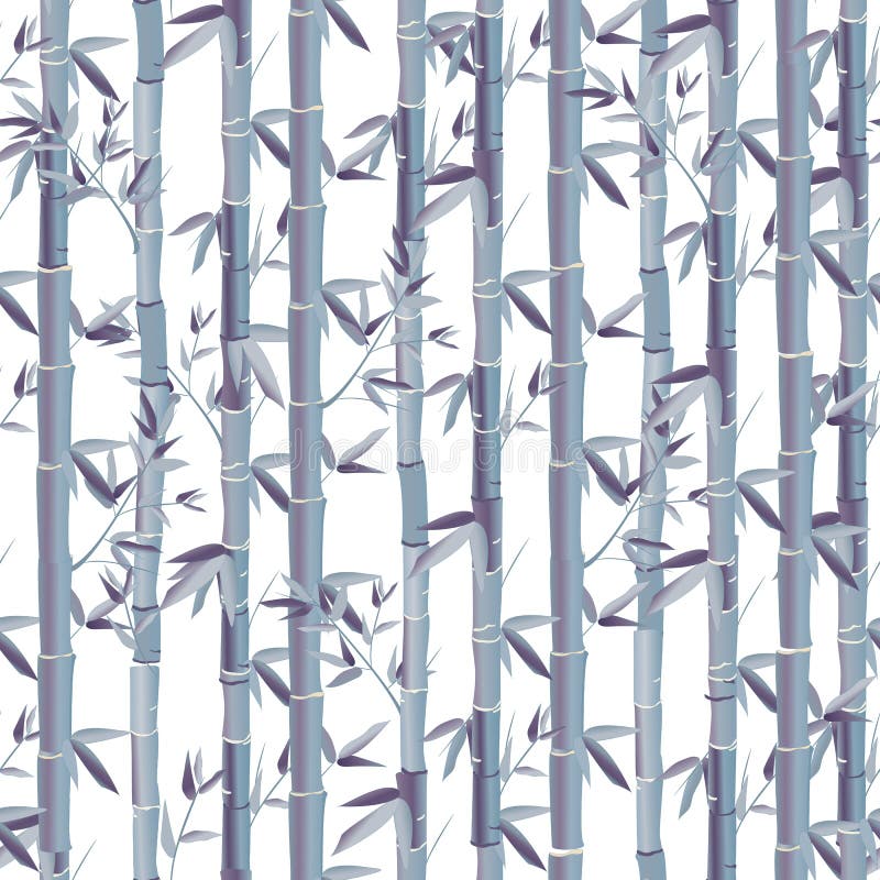 Bamboo in gray stock illustration. Illustration of china - 94782447