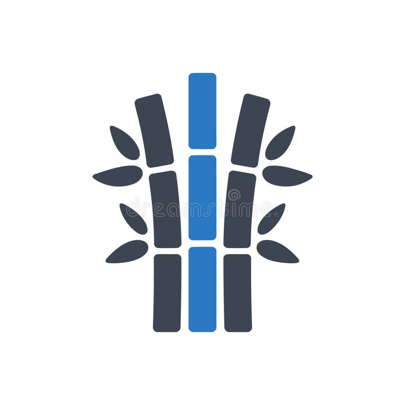 Bamboo Icon stock vector. Illustration of stems, bamboo - 361702600