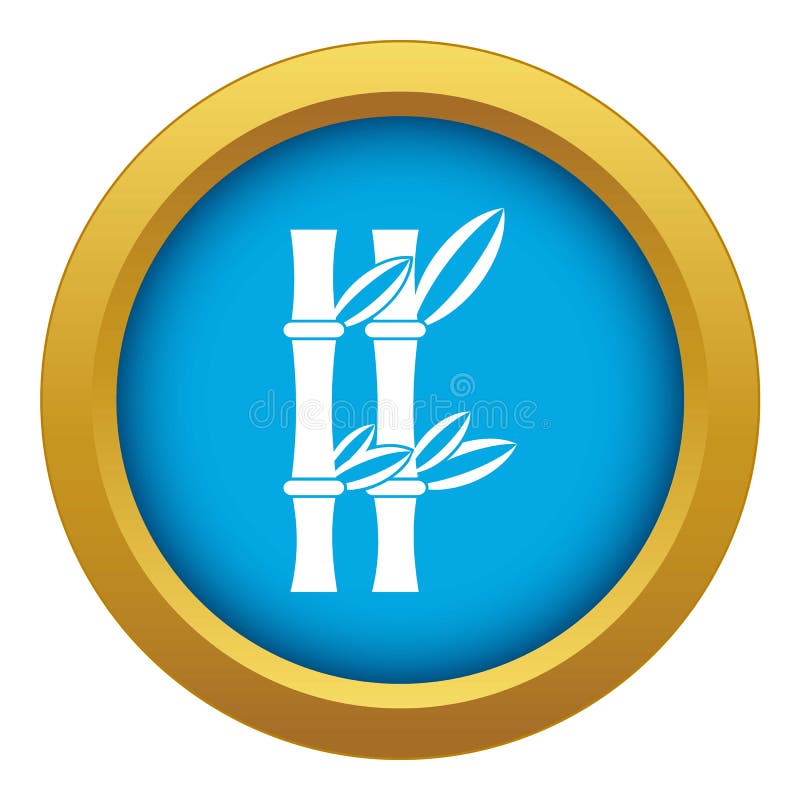Bamboo icon, simple style stock vector. Illustration of branch - 83182517