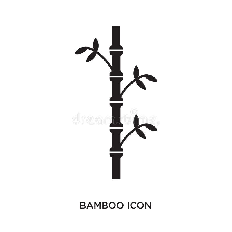 Bamboo icon stock vector. Illustration of design, floral - 133870626