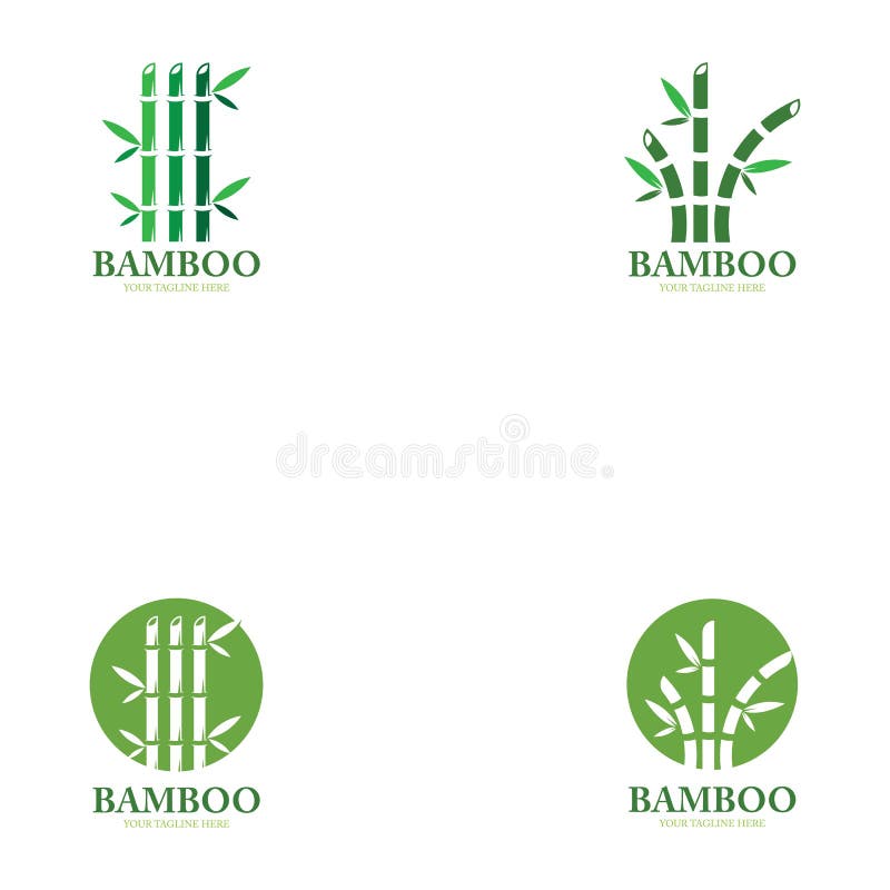 Bamboo Icon Spa Logo Design Vector Illustration. Stock Vector ...