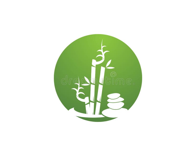 Bamboo Icon Spa Logo Design Vector Illustration Stock Vector ...