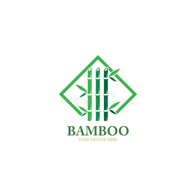 Bamboo Icon Spa Logo Design Vector Illustration. Stock Vector ...