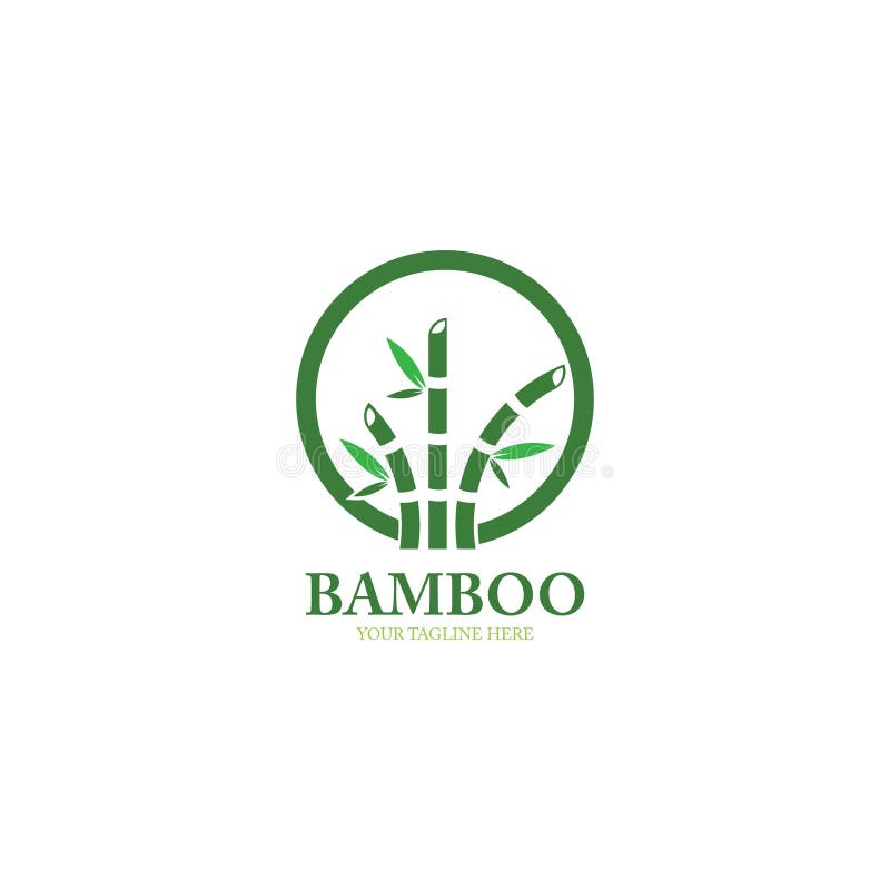 Bamboo Icon Spa Logo Design Vector Illustration. Stock Vector ...