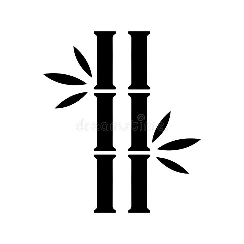 Bamboo Icon Vector Design Template Basic RGB Stock Illustration ...