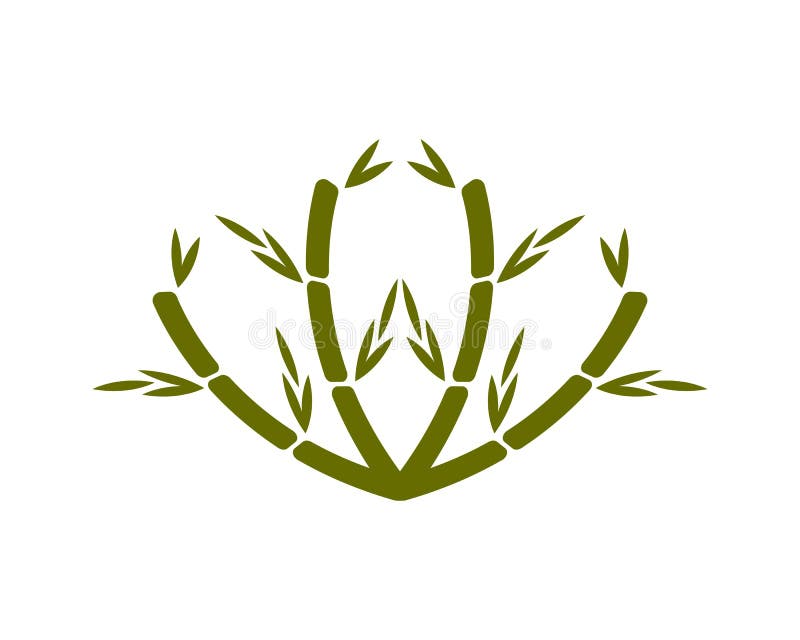 Bamboo Icon Vector Illustration Stock Vector - Illustration of branch ...