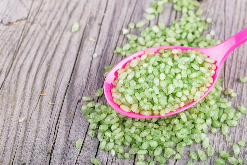 Bamboo or jade pearl rice stock image. Image of close - 103818075