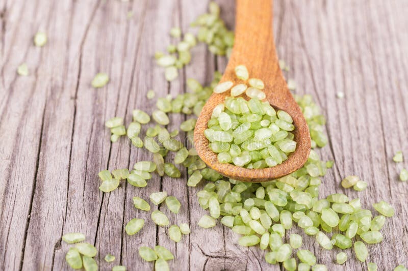 Bamboo or jade pearl rice stock image. Image of organic - 103817433