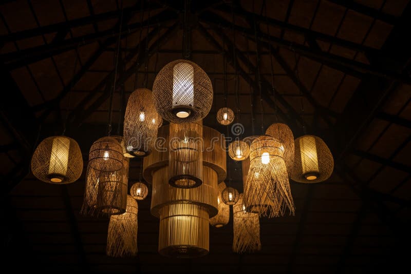 170 Bamboo Lantern Circle Lamp Stock Photos - Free & Royalty-Free Stock ...