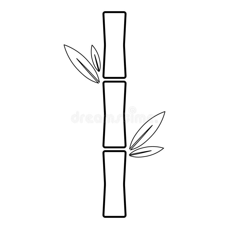 Bamboo Leaf Icon, Nature Tropical Symbol Design, Web Sign Vector ...