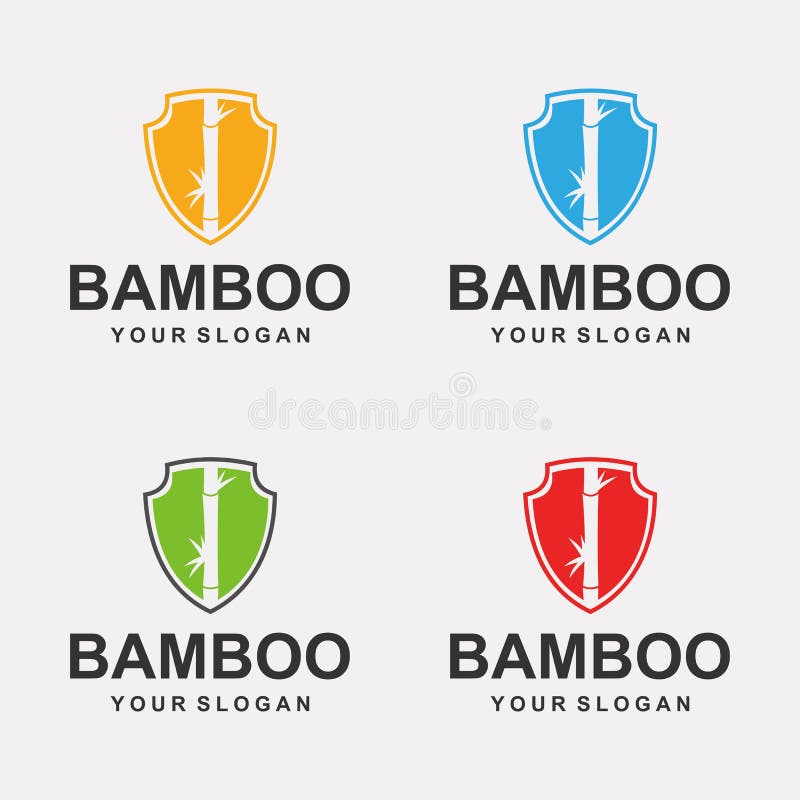 Bamboo logo template stock illustration. Illustration of business ...