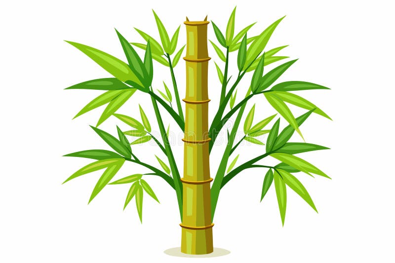 Bamboo Logo Vector Icon Illustration Design Stock Vector - Illustration ...