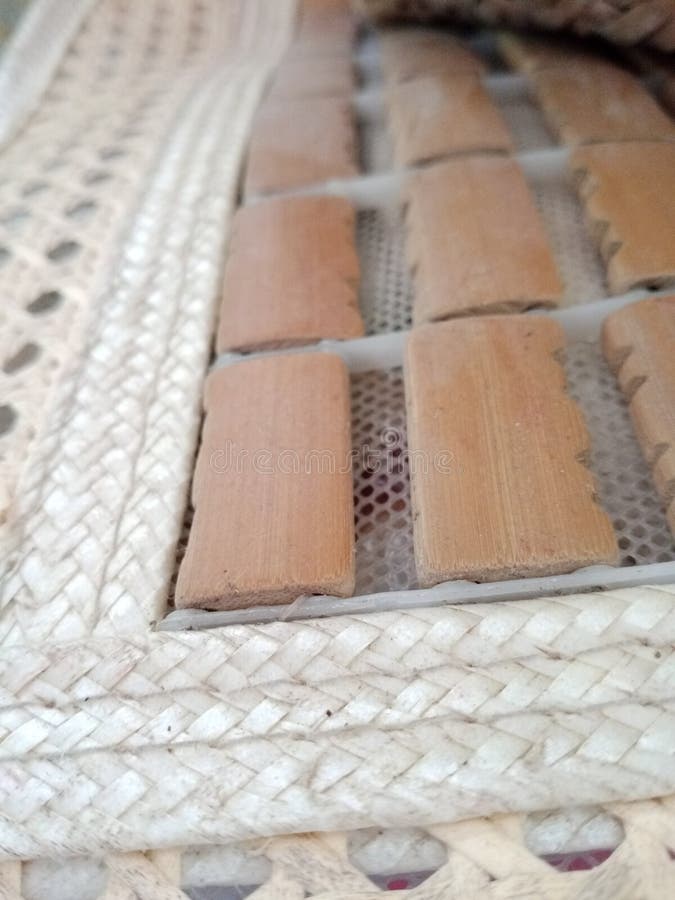 Bamboo matting brown stock photo. Image of dish, brown - 219746404