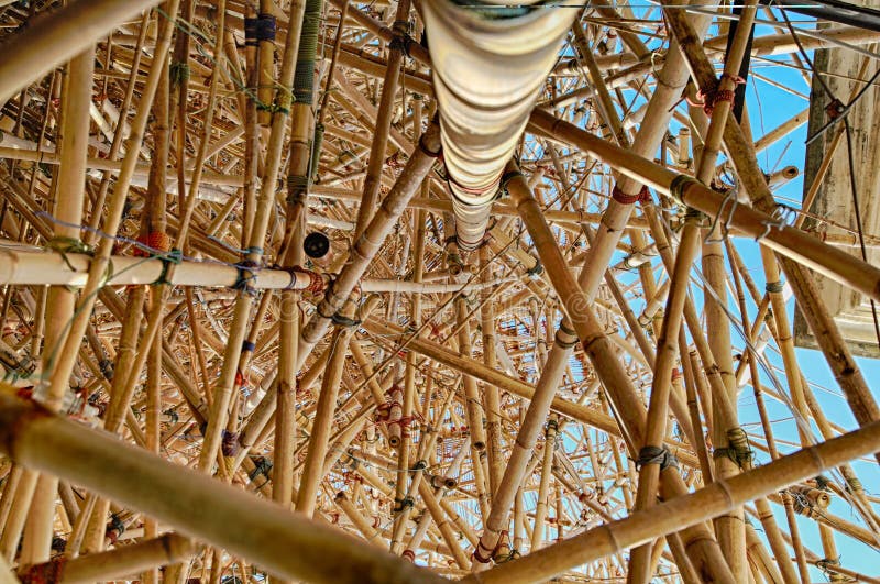 Bamboo monument in Rome stock photo. Image of italy, architecture ...