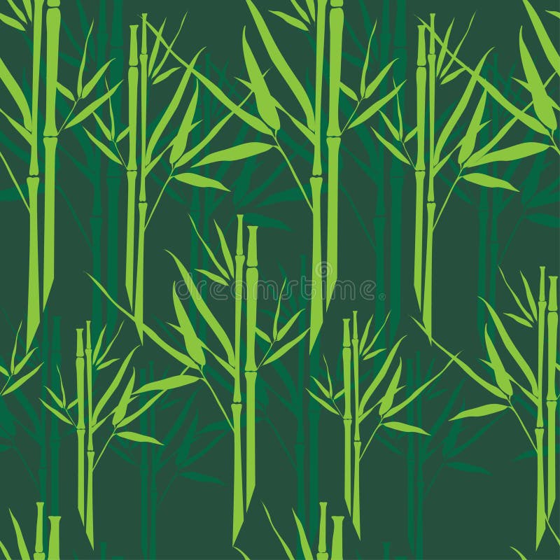 Bamboo pattern stock vector. Illustration of curve, tropical - 9781208