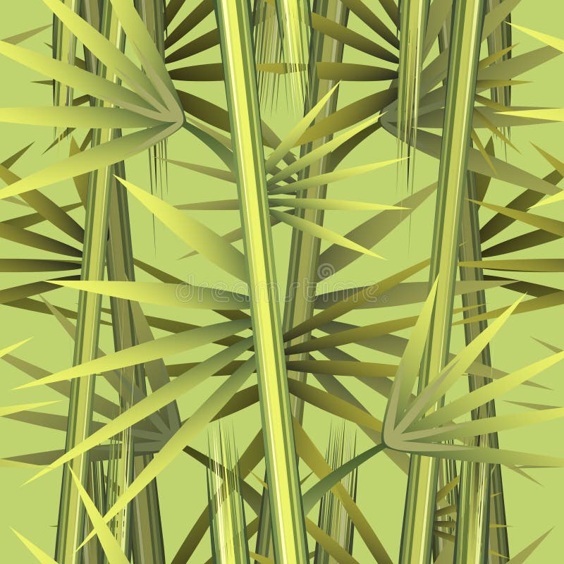 Bamboo Pattern stock vector. Illustration of decor, drawing - 53143925