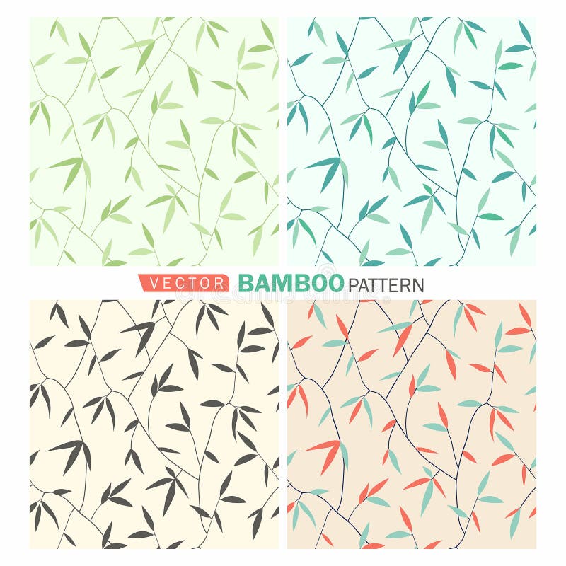 Bamboo pattern stock vector. Illustration of nature, green - 70900804