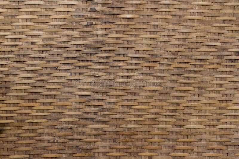 Bamboo Pattern Weave Brown. Native Style. Stock Image - Image of floor ...