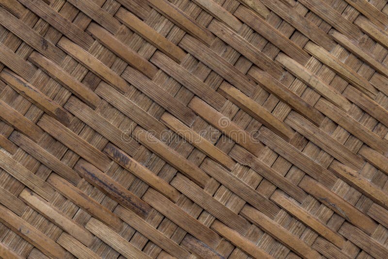 Bamboo Pattern Weave Brown. Native Style Stock Image - Image of detail ...