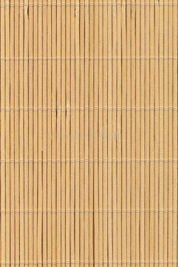 High Resolution Ocher Bamboo Place Mat Rustic Slatted Interlaced Coarse ...