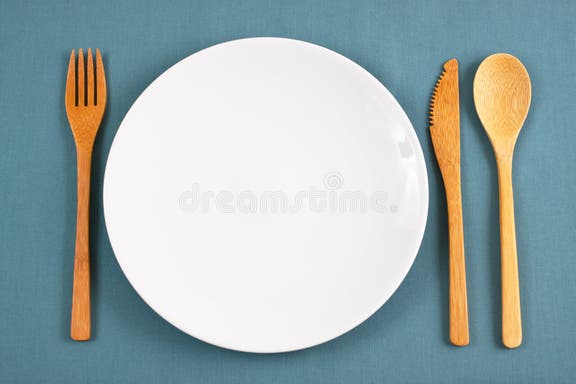 Bamboo place setting stock image. Image of light, blue - 11058417