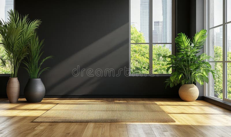 A Bamboo Placemat Complemented by Green Plants is the Epitome of a ...