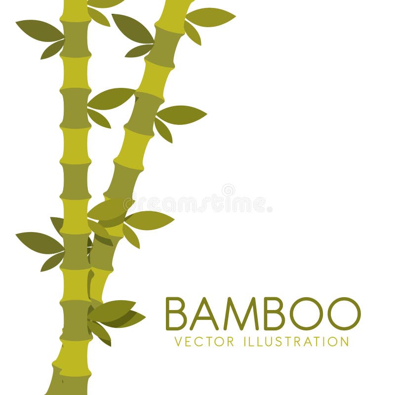 Bamboo plant design stock illustration. Illustration of traditional ...