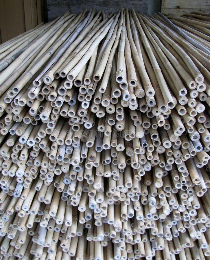 Bamboo poles and sticks stock image. Image of pole, holder - 94647391