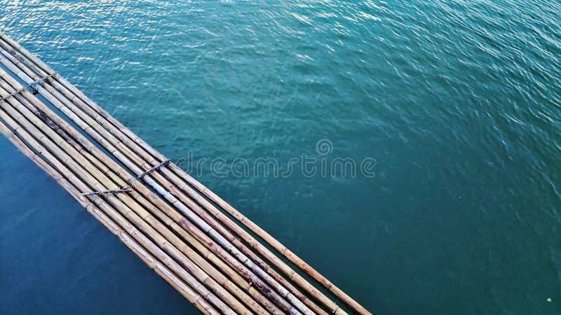 Bamboo raft stock video. Video of bamboo, timber, rafting - 369263419