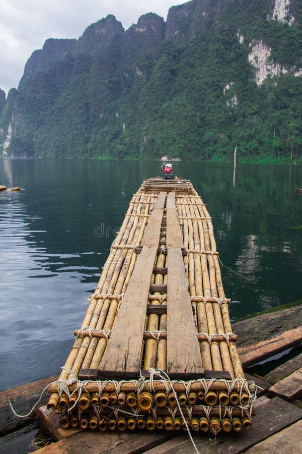 Bamboo Raft stock image. Image of journey, cruise, idyllic - 54699567