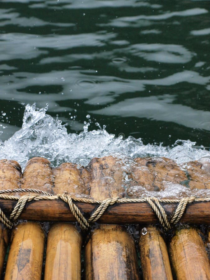 Bamboo rafting stock photo. Image of river, wood, raft - 30516886